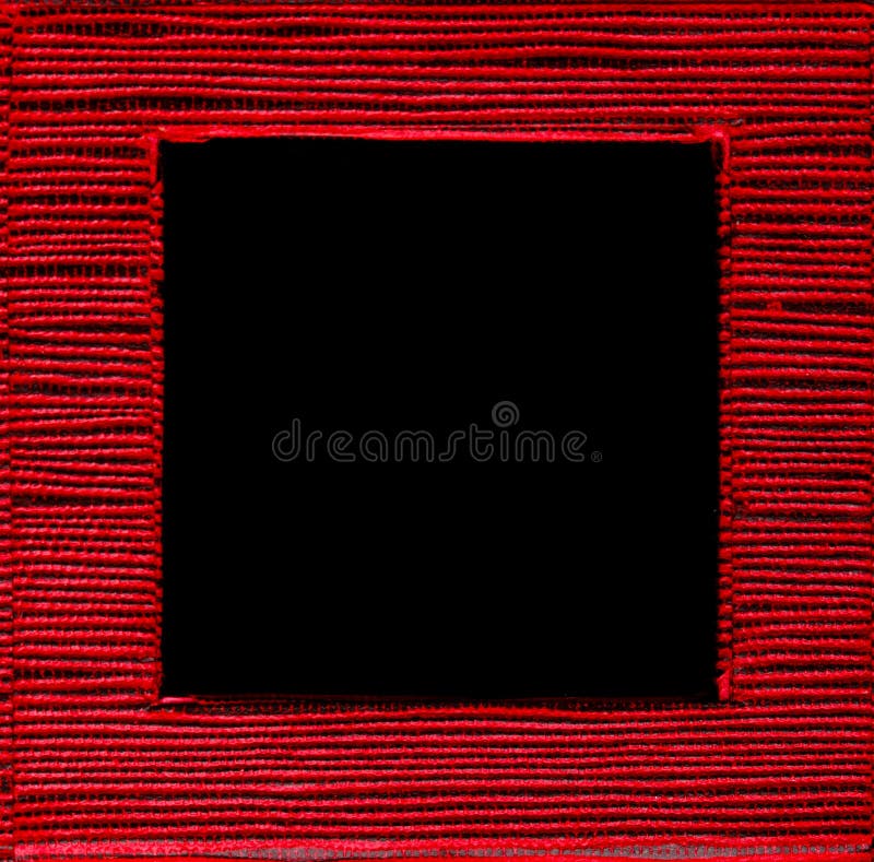 Square Framed Text Box Red Black Background Stock Image - Image of text ...