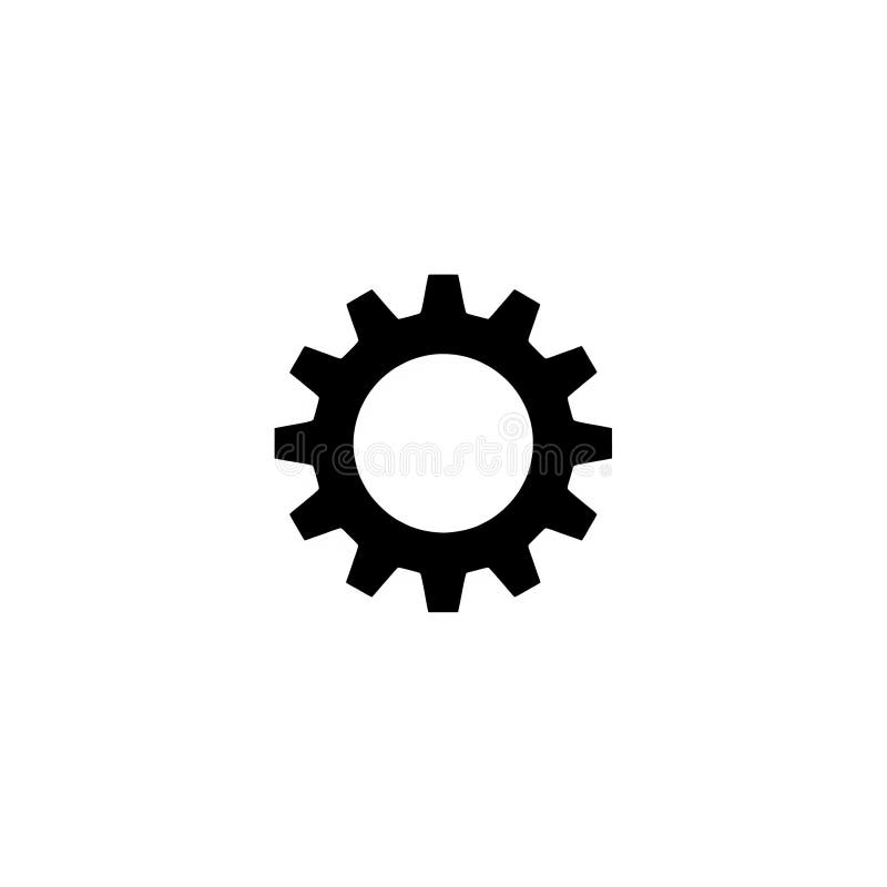 Gear Geometric Outline Silhouette Stock Illustrations – 264 Gear ...