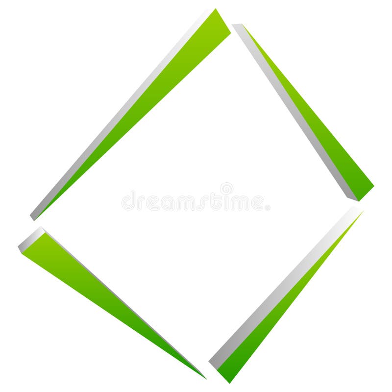 Square Geometric Element Abstract Square Symbol. Square Logo Stock ...