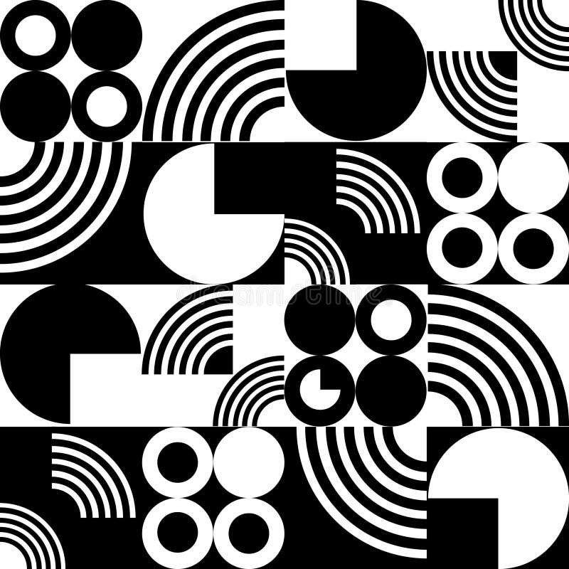 Square Geometric Seamless Pattern Design Stock Illustration ...