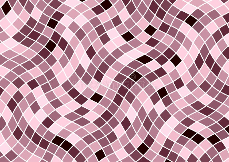 Square Geometry Pantone Mosaic Random Colour Pink Background Stock ...