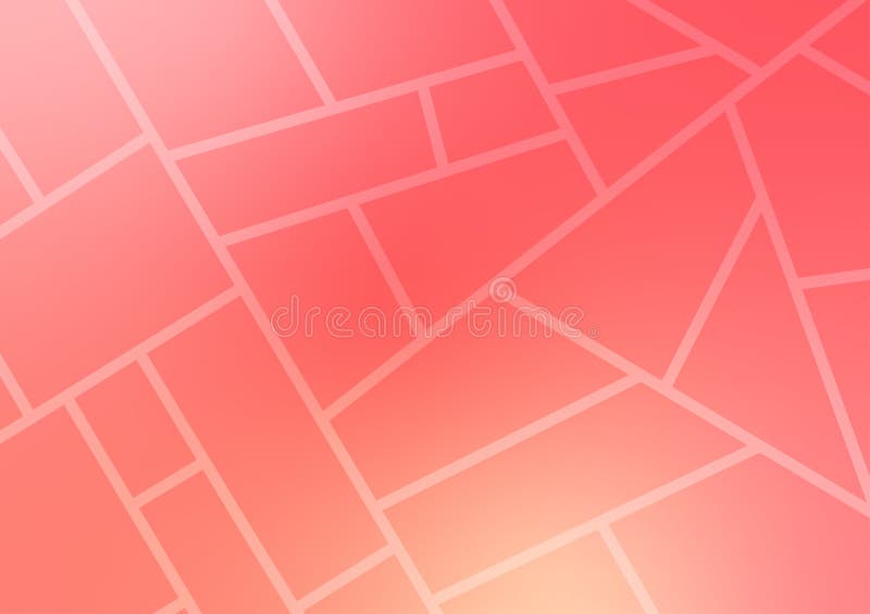 Square Geometry Pink Graphic Presentation Background Stock Illustration ...
