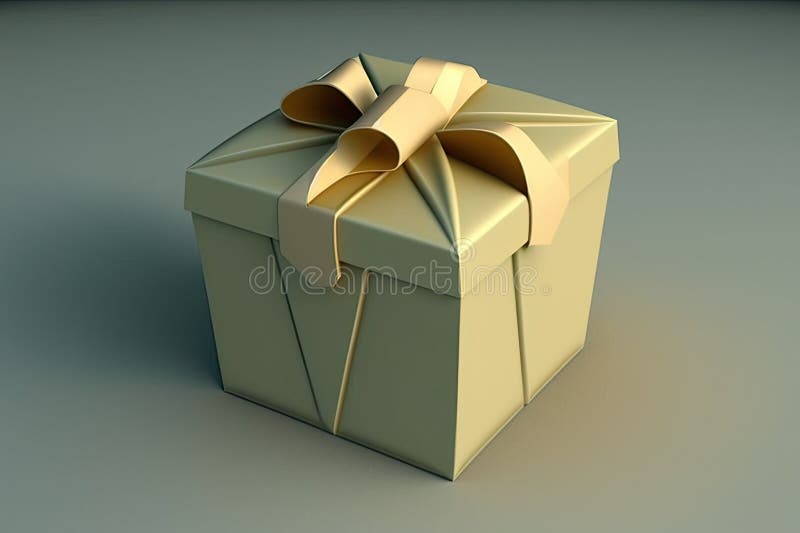Square gift box stock illustration. Illustration of decoration - 273864354