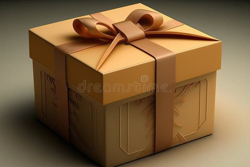 Square gift box stock illustration. Illustration of celebration - 273864355