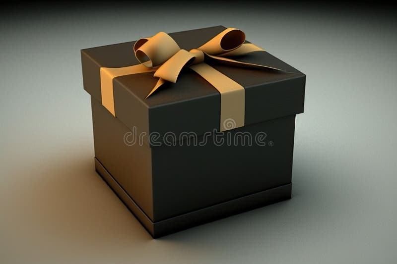Square gift box stock illustration. Illustration of presenr - 273864366