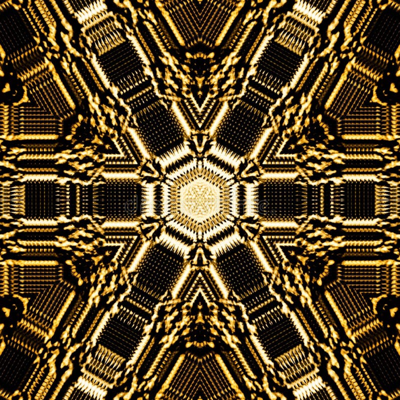 Square Gold Blocks Abstract Background Stock Illustration ...