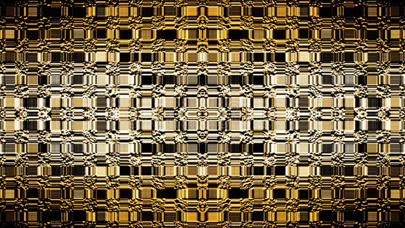 Square Gold Blocks Abstract Background Stock Illustration ...