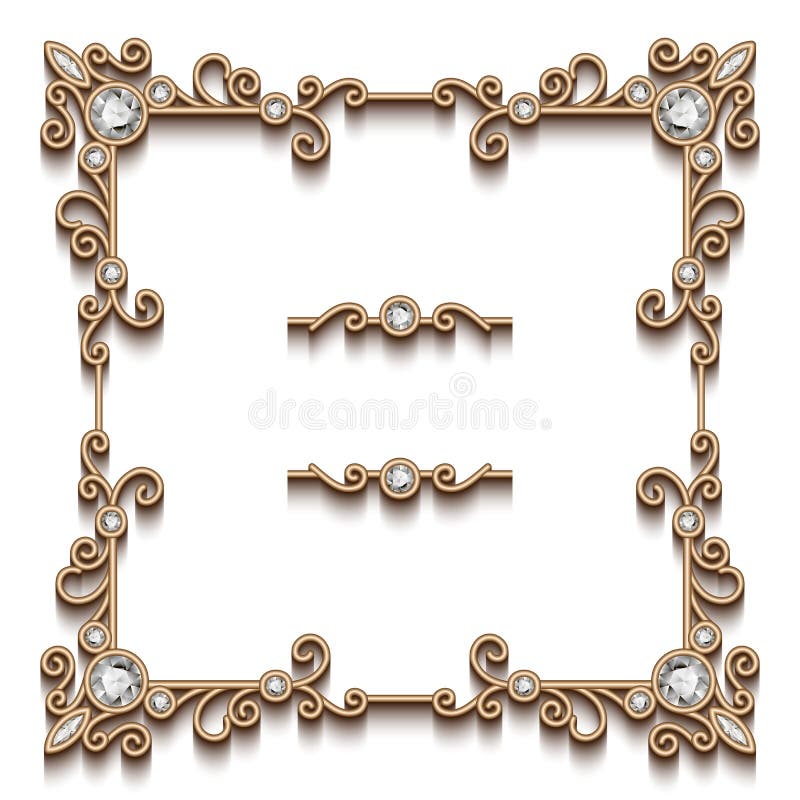 Paper Frame with Lace Borders Stock Vector - Illustration of lacework ...