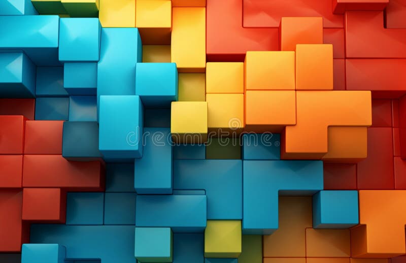 Square Graphic Background Shape Abstract Design Modern Cube Box ...