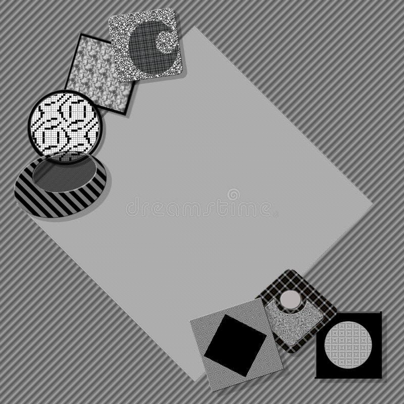 Square Gray Graphic stock illustration. Illustration of geometric ...