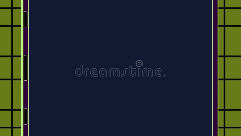 Square Green with Dark Blue Lines Vertical Frame for Dark Blue Screen ...