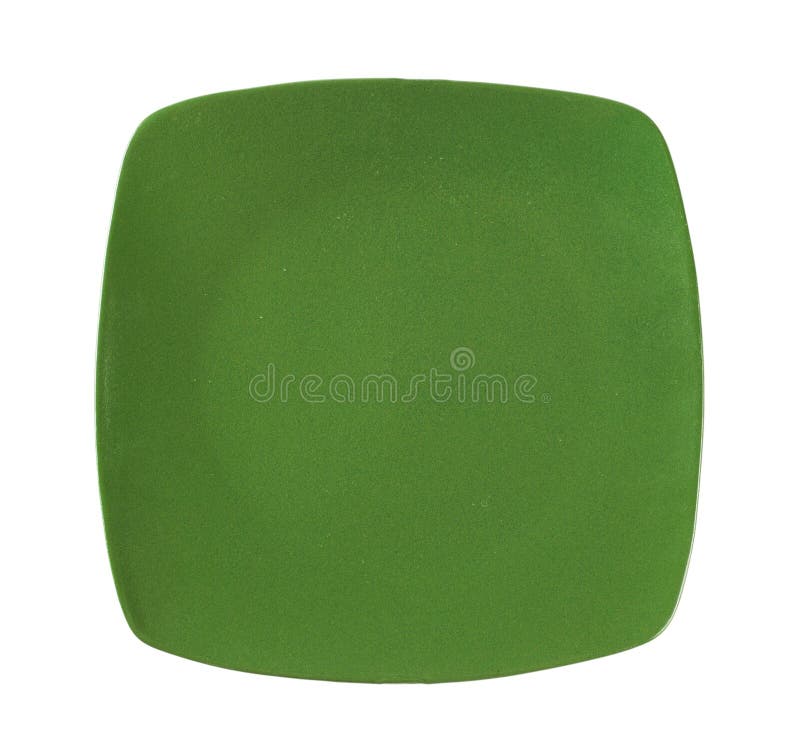 Square green dinner plate stock image. Image of flat - 69115781