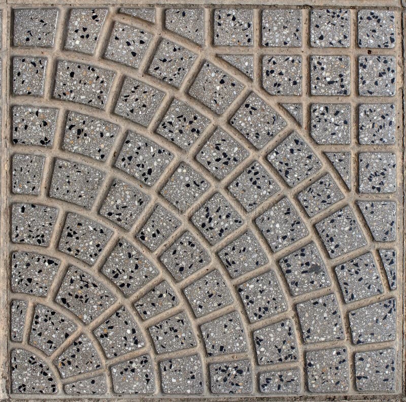 Square Grey Tiles with Patterned Frame. Gray Background Interspersed ...