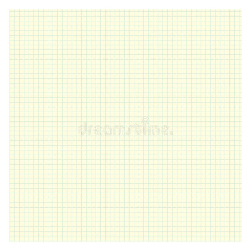 Square Grid Paper Sheet. Seamless Checkered Pattern Stock Illustration ...