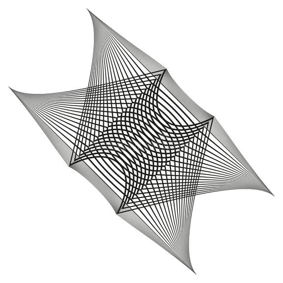 Square Grid Pattern. Geometric Mesh Design. Vector Lattice Structure ...