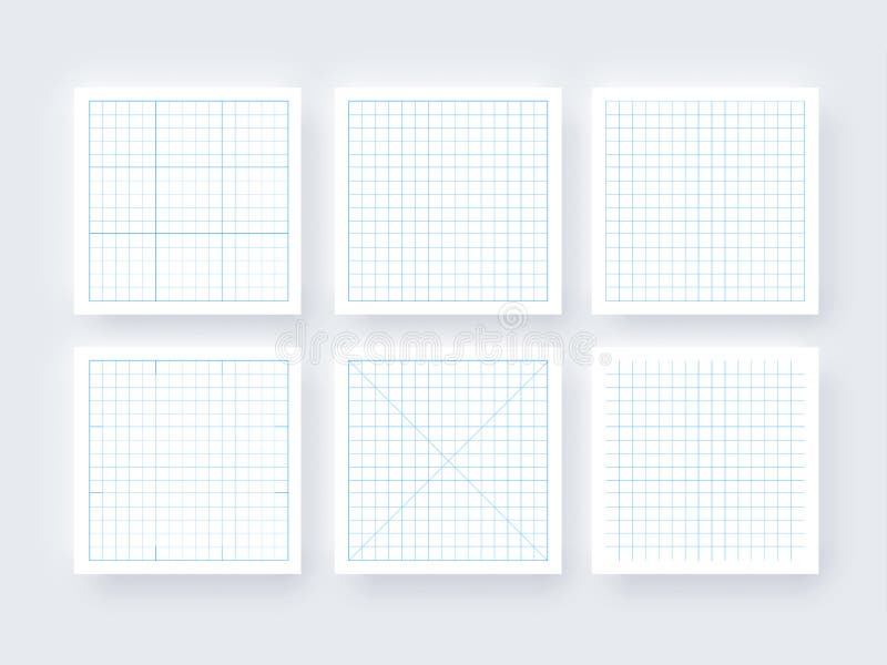 Square Grid Seamless Wireframe Texture Pattern Template Stock Vector ...