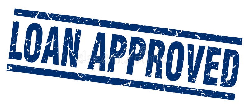 Loan approved stamp stock vector. Illustration of grey - 153379832