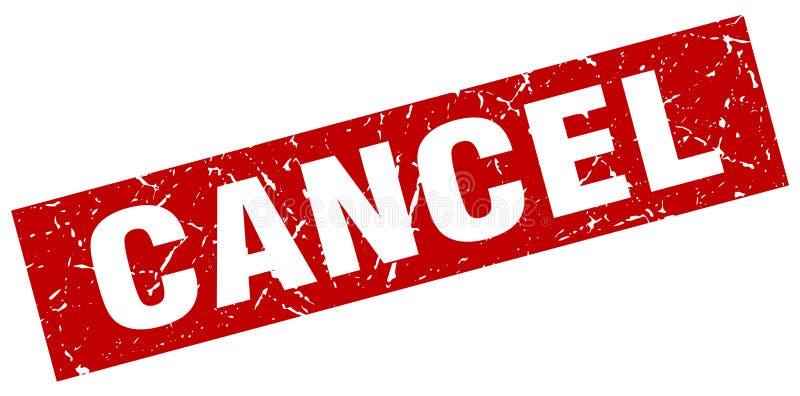 Cancel stamp stock vector. Illustration of sign, vector - 136866301