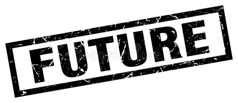 Square grunge future stamp stock vector. Illustration of retro - 95267074