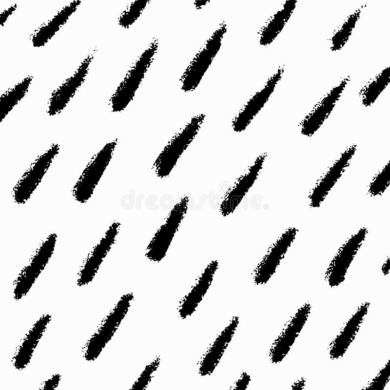 Square Hand Drawn Pattern, Pencil Black Diagonal Hatching, Rain on ...