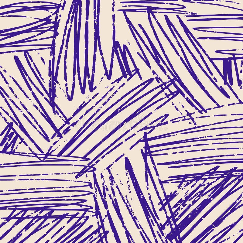 Square Hand Drawn Pattern, Pencil Hatching in Different Directions ...