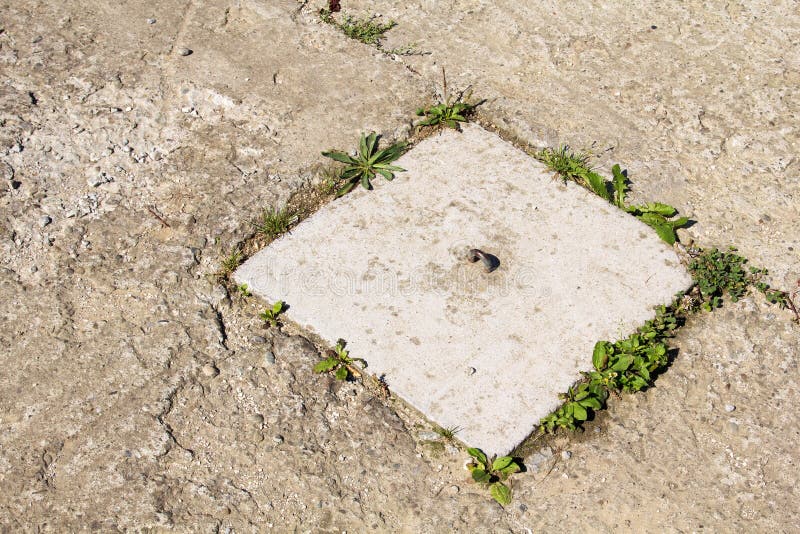 Square Hatch in a Old Brick Wall Stock Photo - Image of small, aged ...