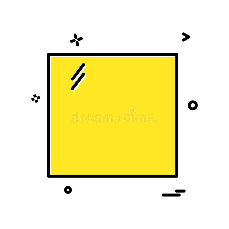 Square icon design vector stock vector. Illustration of business ...