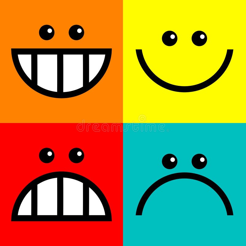 Happy Sad Angry Faces Stock Illustrations – 9,797 Happy Sad Angry Faces ...