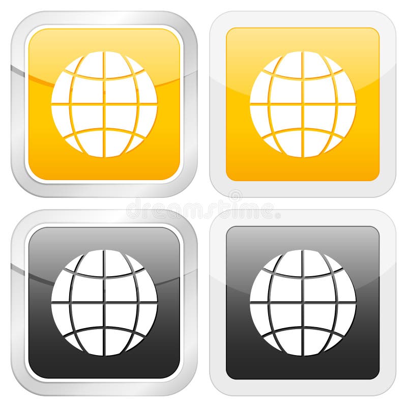 Square icon arrow up stock vector. Illustration of button - 10938212