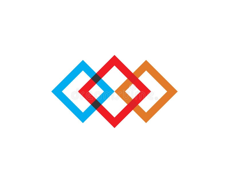 Square Icon Vector Illustration Design Template Stock Illustration ...