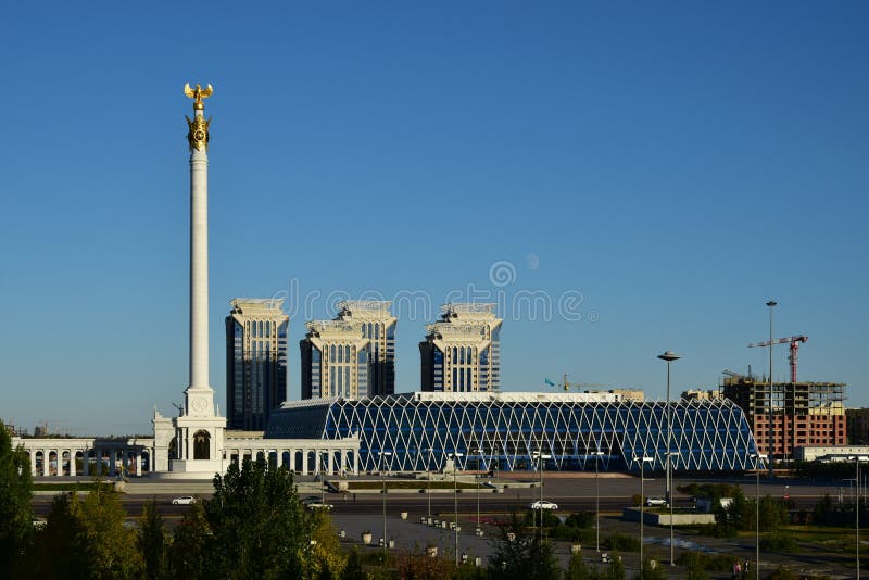 Square of Independence in Astana / Kazakhstan Editorial Photography ...