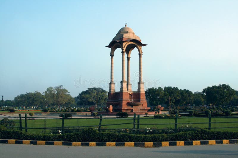 Square of India Gate stock image. Image of trip, travel - 12563979