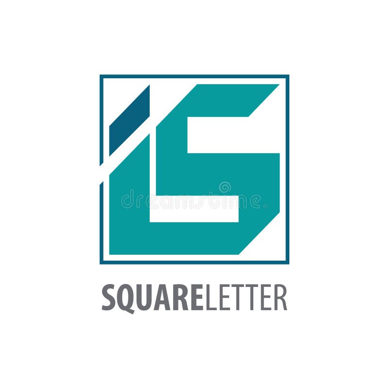 Square Initial Letter is Logo Concept Design. Symbol Graphic Template ...
