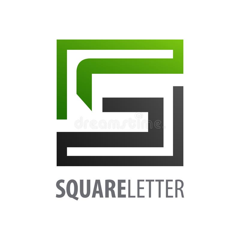 Square Initial Letter I Logo Concept Design. Symbol Graphic Template ...