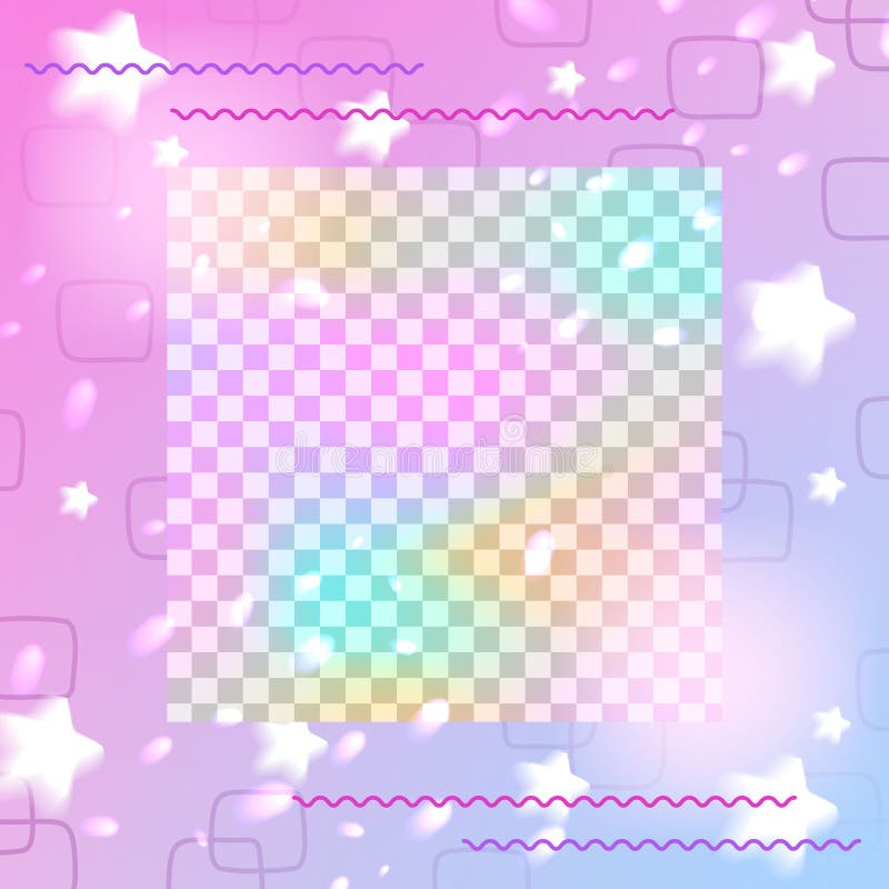 Square Insta Post Template. Purple Gradient with a Soft Stars and ...