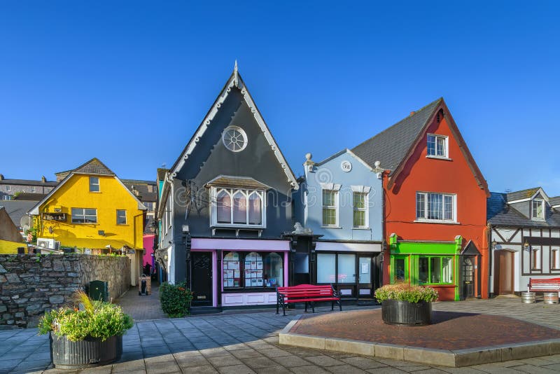 Square in Kinsale, Ireland stock photo. Image of republic - 267405094