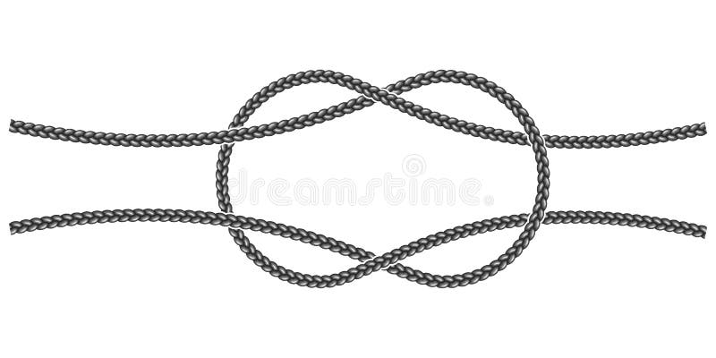Square Knot stock vector. Illustration of navy, illustrations - 58494278