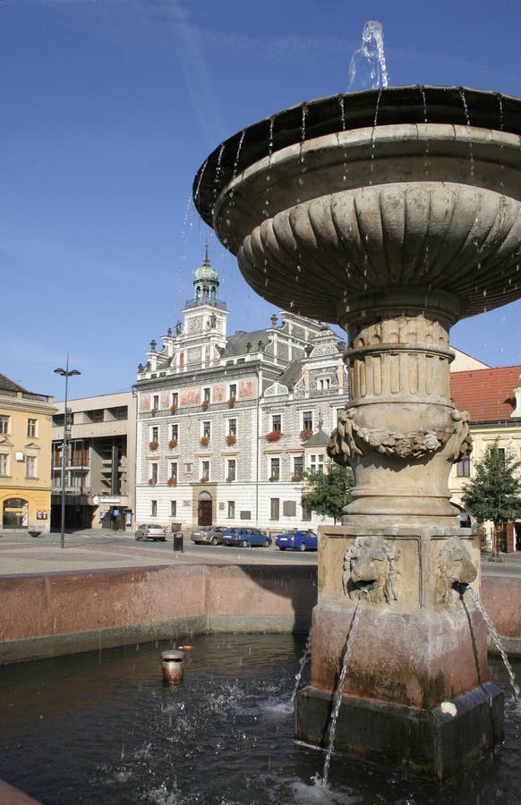Square of Kolin, Czech Republic Stock Image - Image of square, building ...