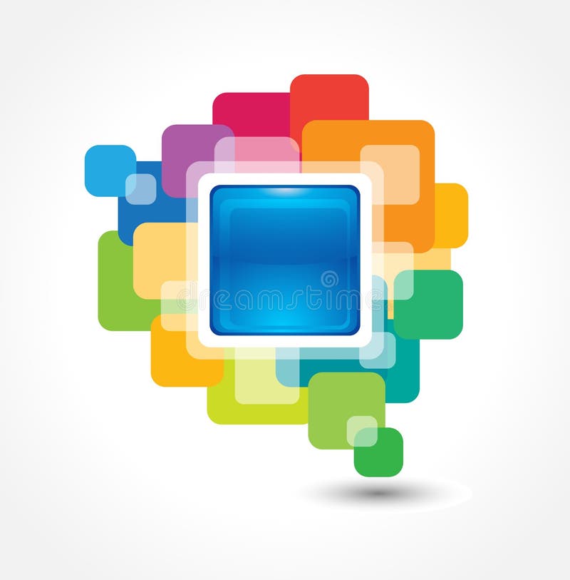 Design Template with Squares Stock Vector - Illustration of banner ...