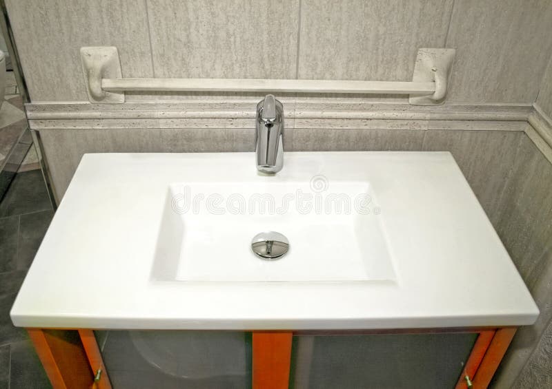 Square lavabo stock photo. Image of washbowl, decoration - 169615750