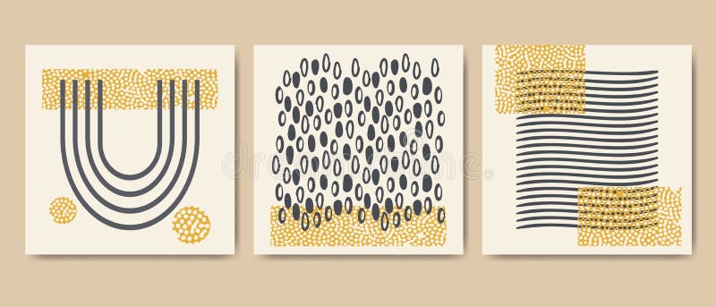 9 Square Layout Templates for Social Media Stock Vector - Illustration ...