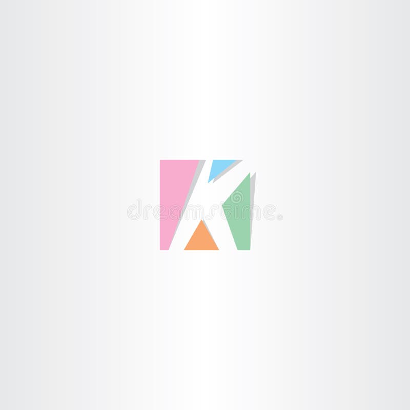 Square Letter K Logo K Icon Design Stock Vector - Illustration of ...