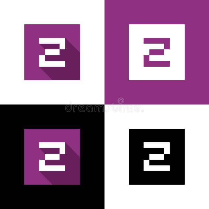 Square Letter Z Logo Icon Design Elements - Vector Stock Vector ...