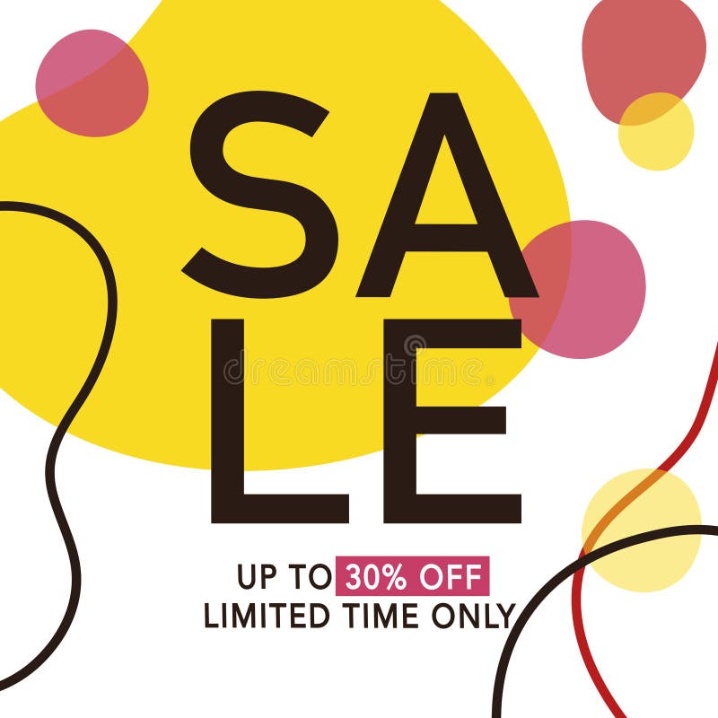 Square Light Abstract Background Sale 30 Percent Sale Vector Stock ...