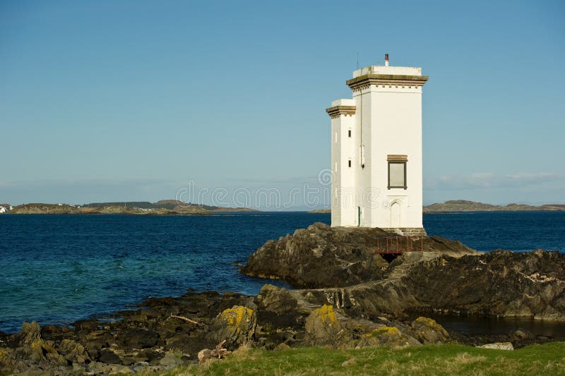 Square Lighthouse stock image. Image of calm, square - 14445539