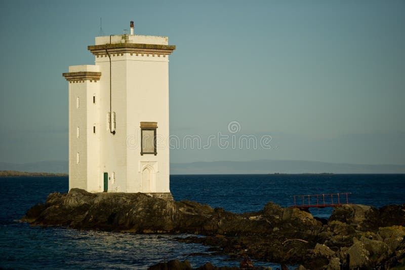 Square Lighthouse stock image. Image of blue, white, lighthouse - 14494509