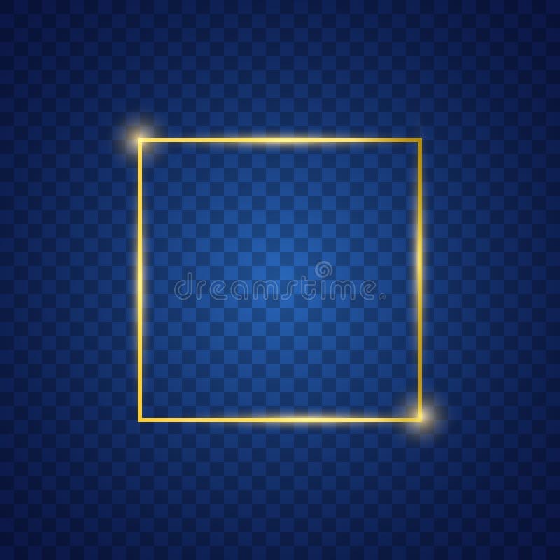 Square Lighting Effect with Green Background Stock Vector ...