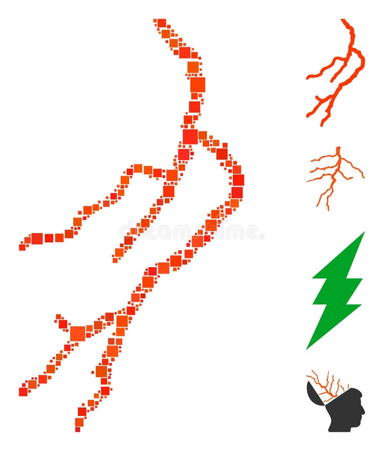 Red Square Lightning Electric Shield Secure Logo Design Stock Vector ...