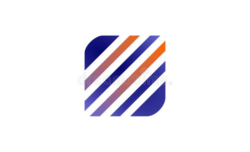 Square line logo design stock vector. Illustration of logo - 118800723