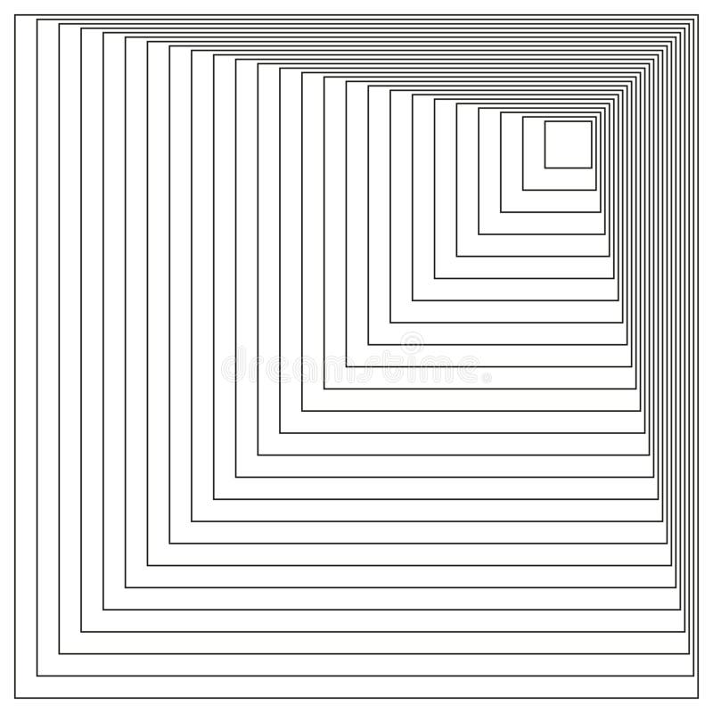 Square Line Pattern. Geometric Frame Design. Repeating Line Structure ...